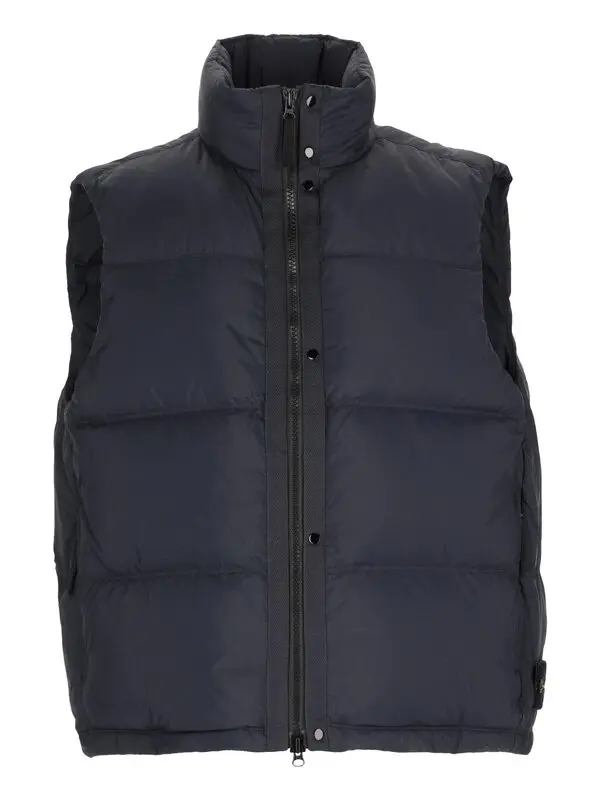 Stone Island Padded Down Vest - Blue