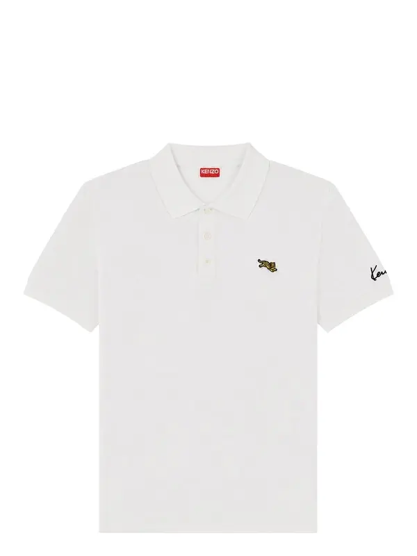 Kenzo Polo "jumping Tiger - White