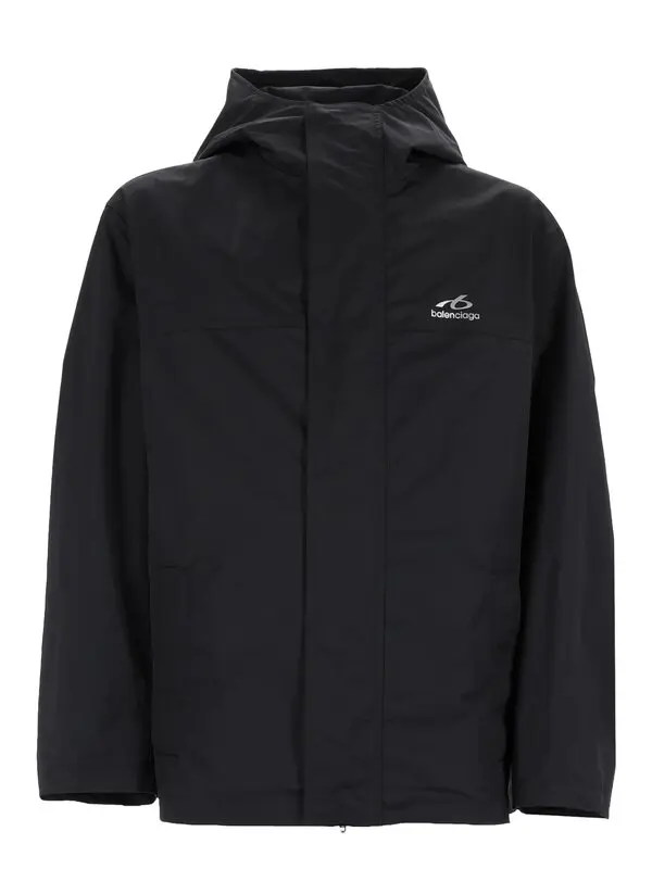Balenciaga Giacca A Vento Techwear - Black