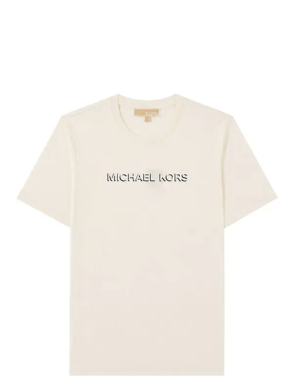 Michael Kors T-shirt Con Logo - Ivory