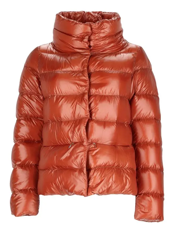 Herno Ultralight Nylon Puffer Jacket - Red