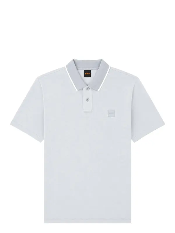 BOSS Polo Con Logo - Grey