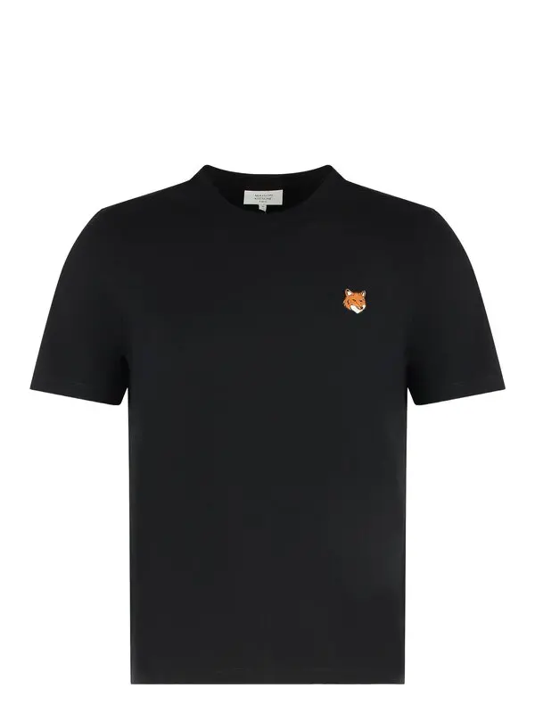 Maison Kitsuné Regular Fit Fox Head T-shirt - Black