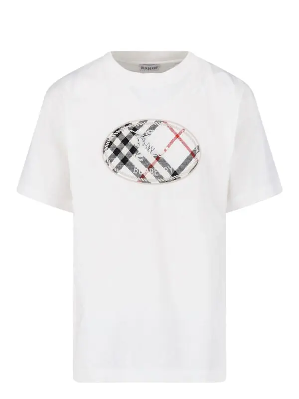 Burberry Graphic Cotton T-shirt - White