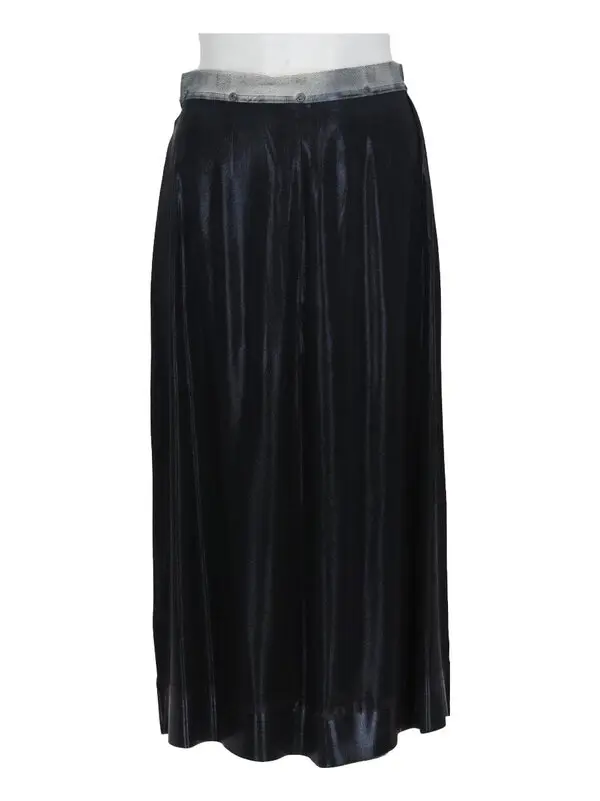 MAISON MARGIELA Midi Skirt In Satin - Black