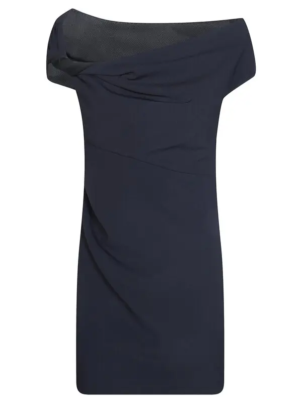 Pinko Technical Crepe Gown - Nero