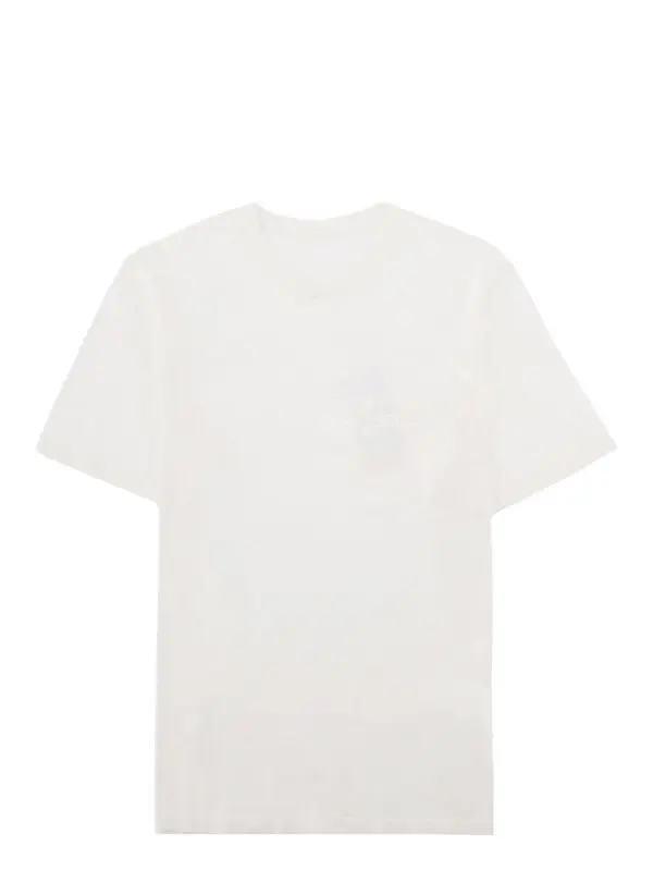 MAISON MARGIELA Cotton Crewneck Pocket T-shirt - White