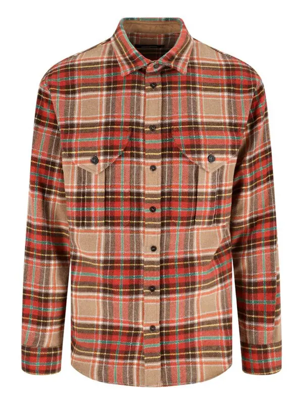Dsquared2 Plaid Button-up Shirt - Multicolor