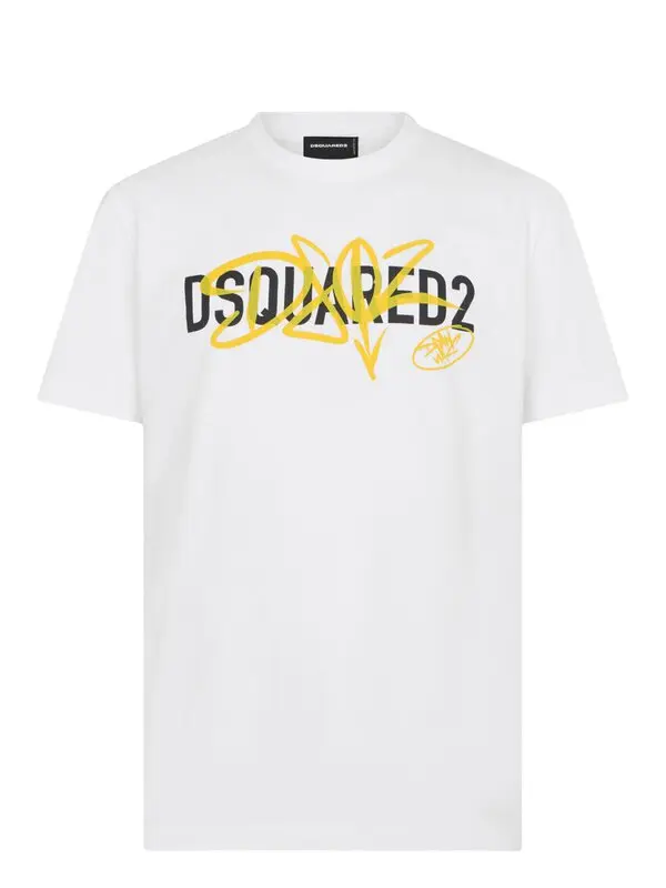 Dsquared2 Graphic Short-sleeve T-shirt - White