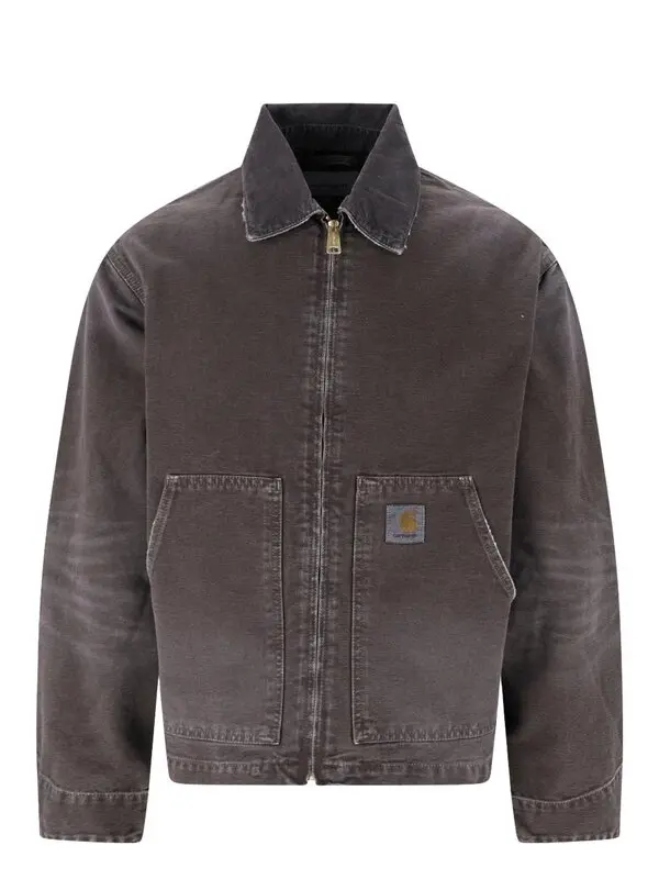 Carhartt Work In Progress Washed Work Jacket - Brown