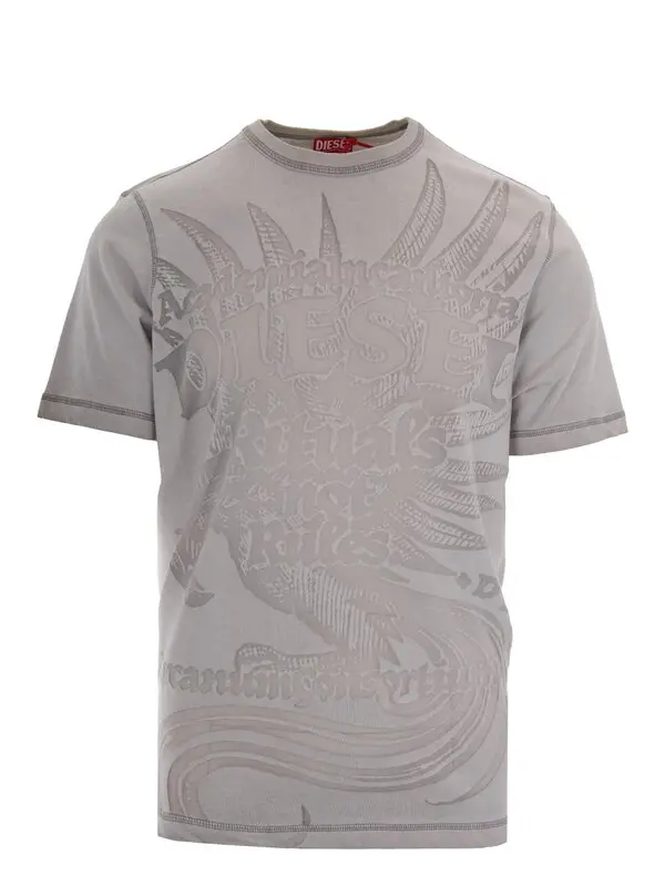DIESEL® Graphic Crewneck T-shirt - White