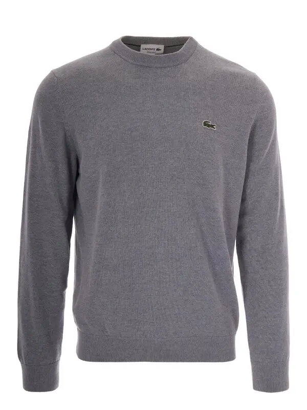 Lacoste Crewneck Sweater - Silver Chine
