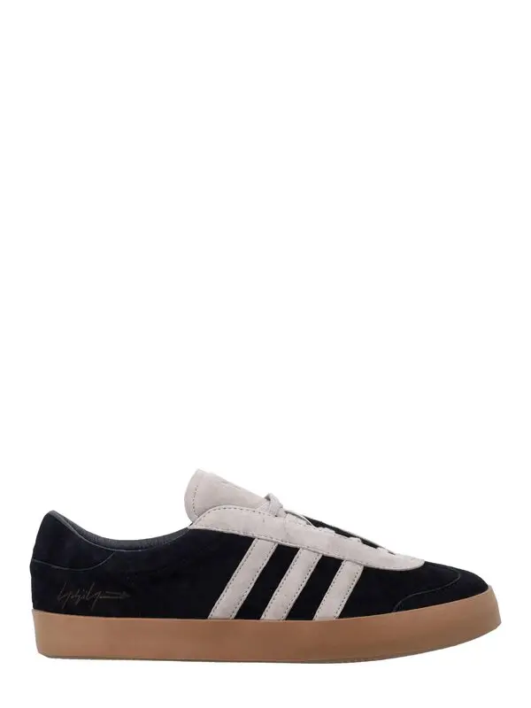 Y3 Low-top Suede Platform Sneakers - Black