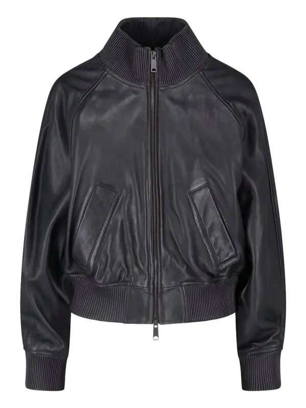 Polo Ralph Lauren Zip-front Bomber Jacket - Black