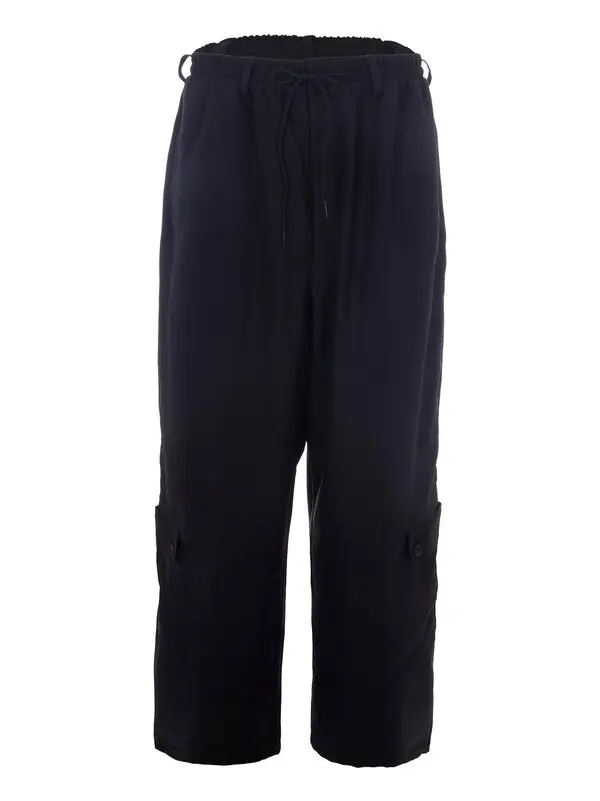 Y3 Relaxed Fit Cargo Trousers - Black