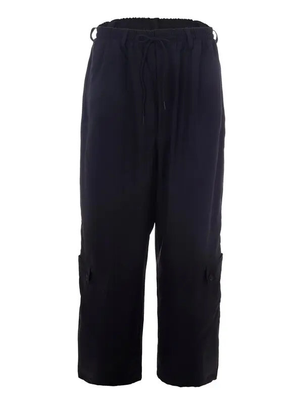Y3 Relaxed Fit Cargo Trousers - Black