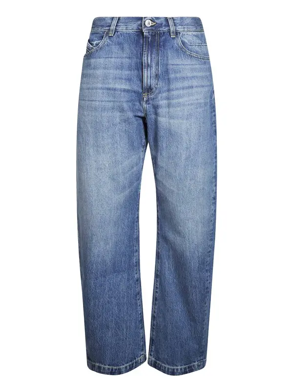 Attico Wide Leg Jeans - Blu