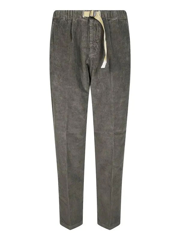 WHITE SAND Corduroy Tailored Pants - Verde