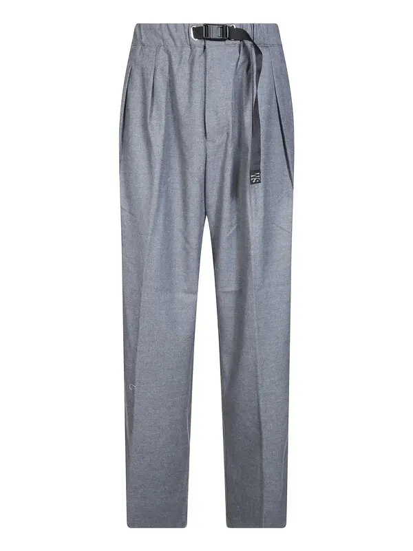 WHITE SAND Tailored Technical Flannel Pants - Grigio