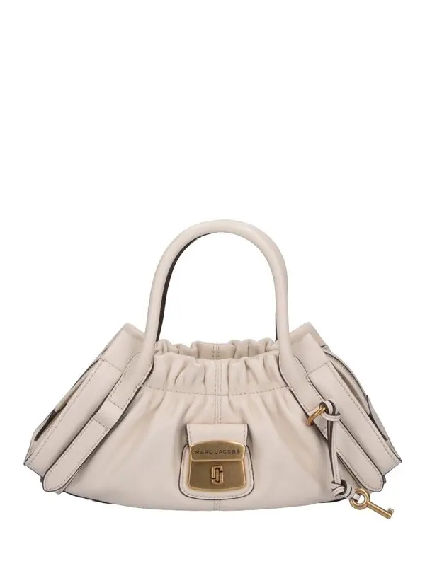 Marc Jacobs Leather Top Handle Bag - White