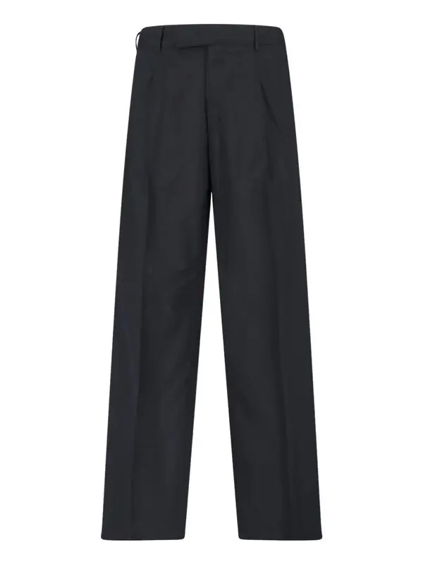 PT TORINO Wool Trousers - Black