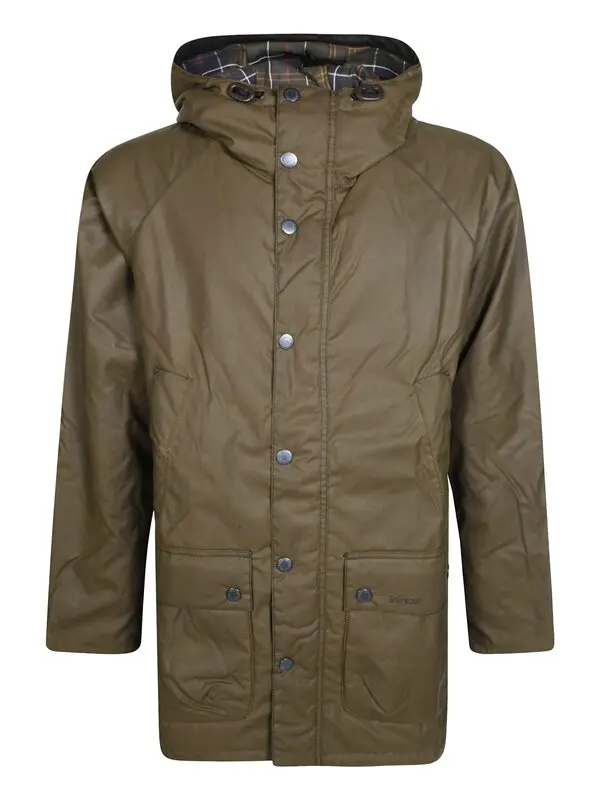 Barbour Bedale Waxed Parka Jacket - Marrone