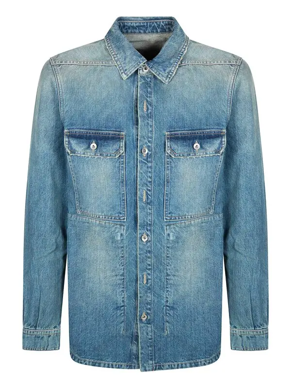 Rick Owens Overshirt Jacket - Denim