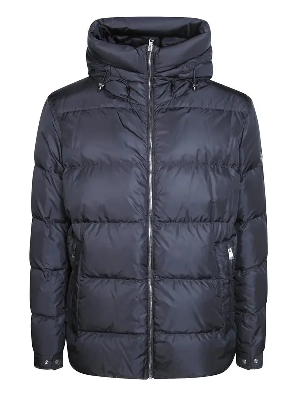 Herno Quilted Down Zip-up Jacket - Nero