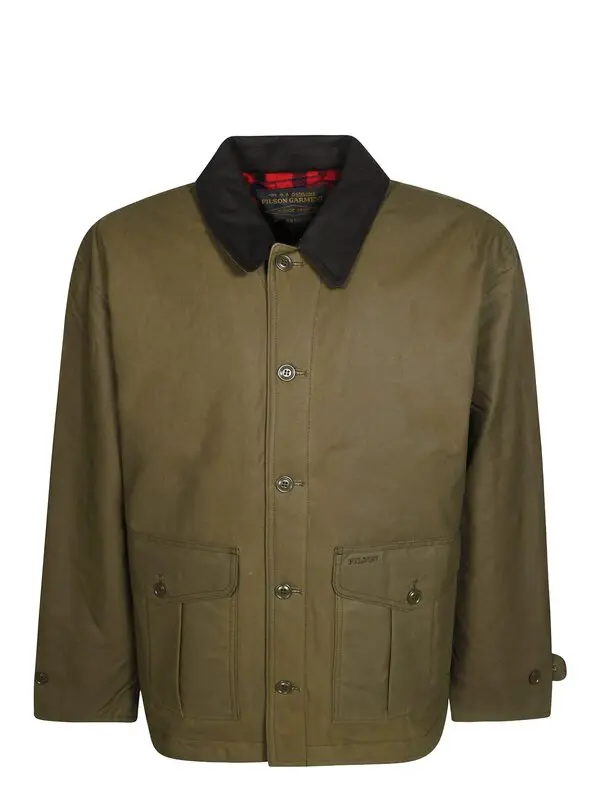 Filson Waxed Cotton Shelter Cloth Barn Jacket - Beige