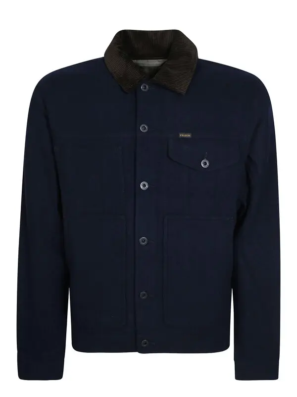 Filson Insulated Short Cruise Jacket In Mack Blend - Blu