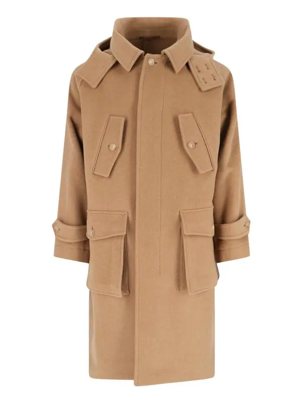 Caruso Wool Jacket - Beige