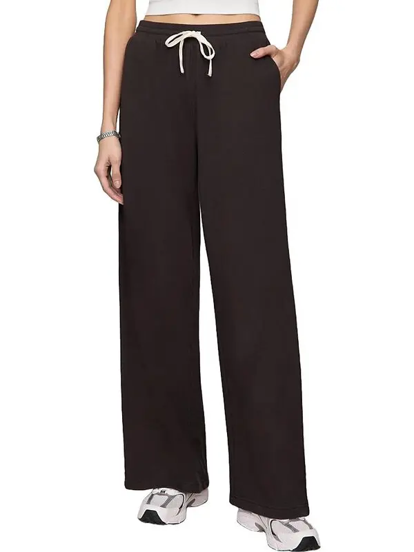 Z Supply Clubhouse Cotton Drawstring Pants - Ash Black
