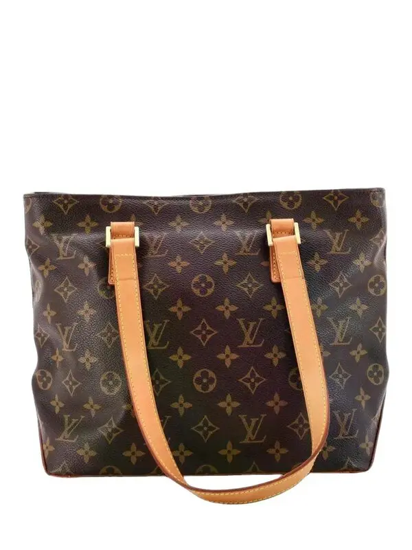 LOUIS VUITTON Cabas Piano Monogram Canvas Tote Bag - Brown