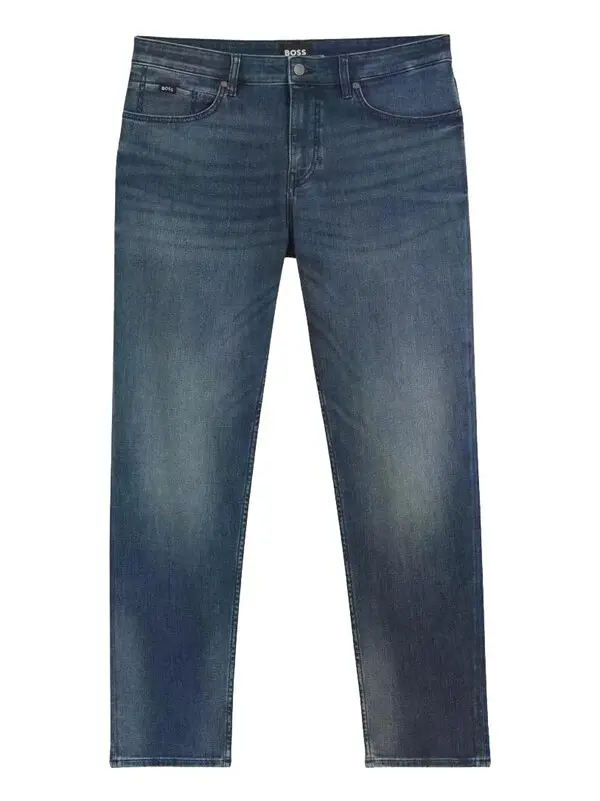 BOSS Regular-fit Stretch Denim Jeans - Blue