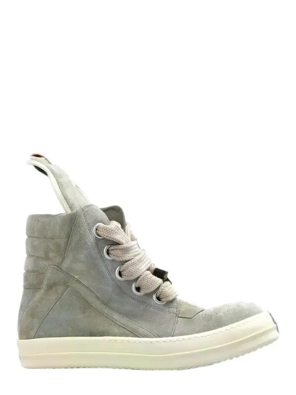 Rick Owens Jumbolace Geobasket Sneakers - Grey