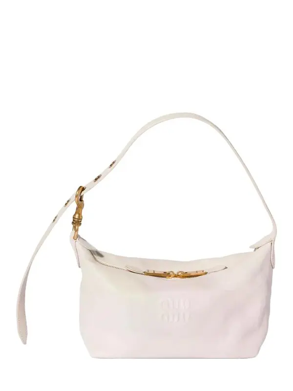 Miu Miu Spirit Nappa Leather Bag - White
