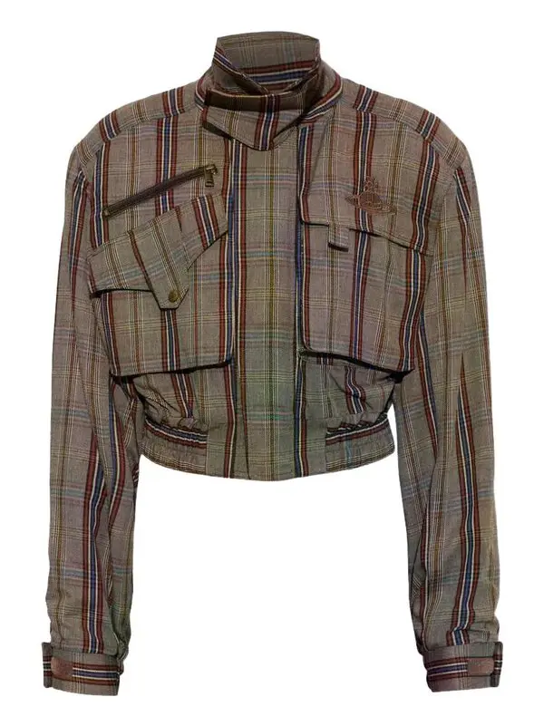 VIVIENNE WESTWOOD Checked Jacket - Brown