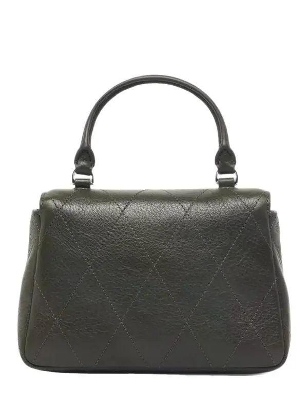 Tory Burch Mini Charlie Quilted Top-handle Crossbody - Green