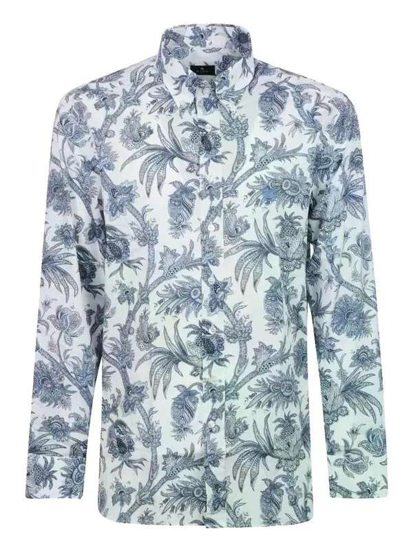 Etro Paisley-print Button-down Shirt - White