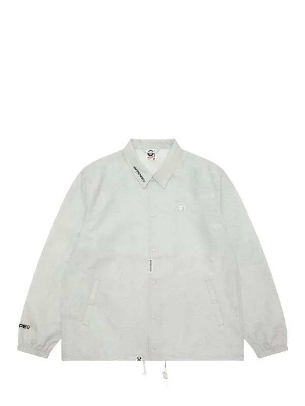 AAPE BY *A BATHING APE Aapenow Logo-patch Jacket - Grey
