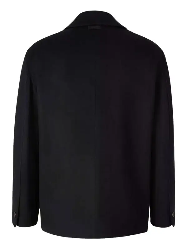 LARDINI Button-fastening Pocket-detail Jacket - Blue