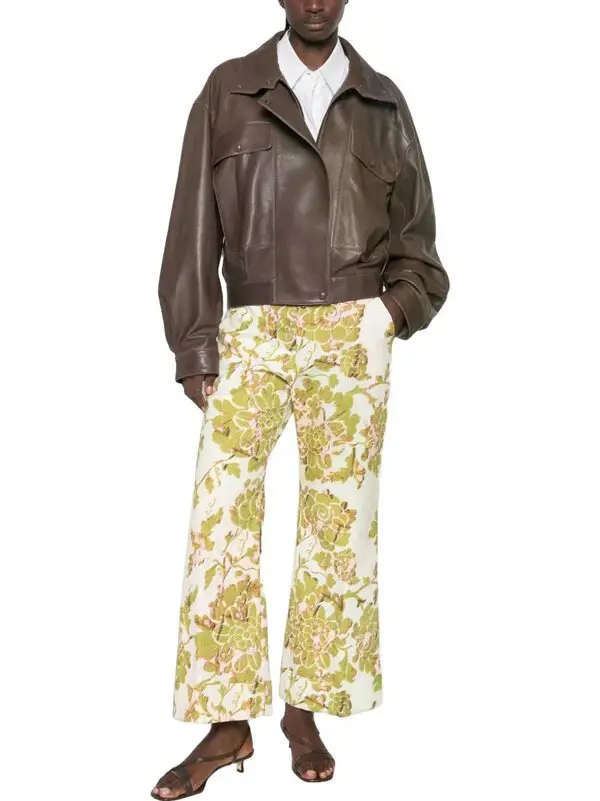 La DoubleJ Oasis Green In Rustic Cotton Hendeix Pants - Neutrals
