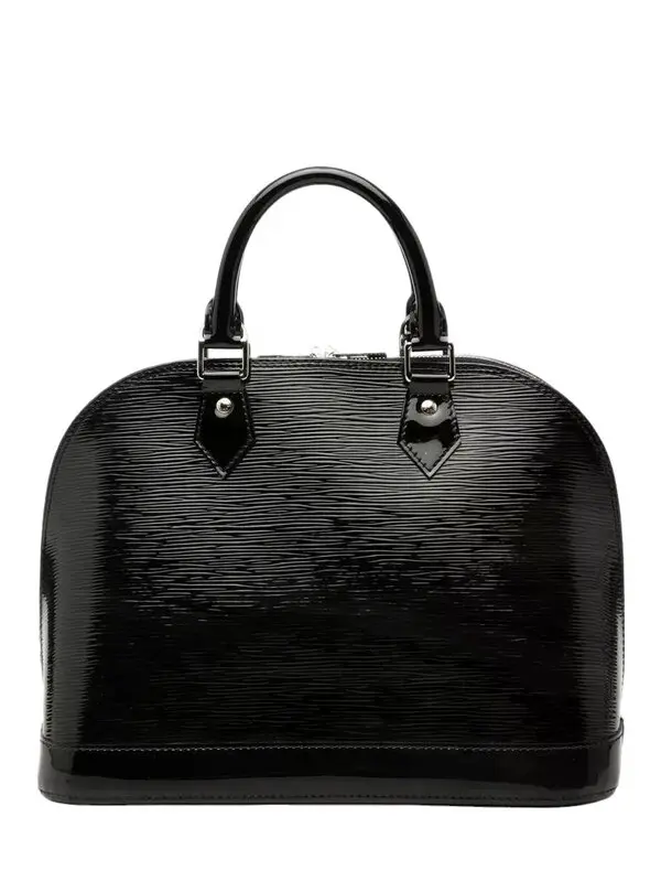LOUIS VUITTON Electric Epi Alma Pm Handbag - Black