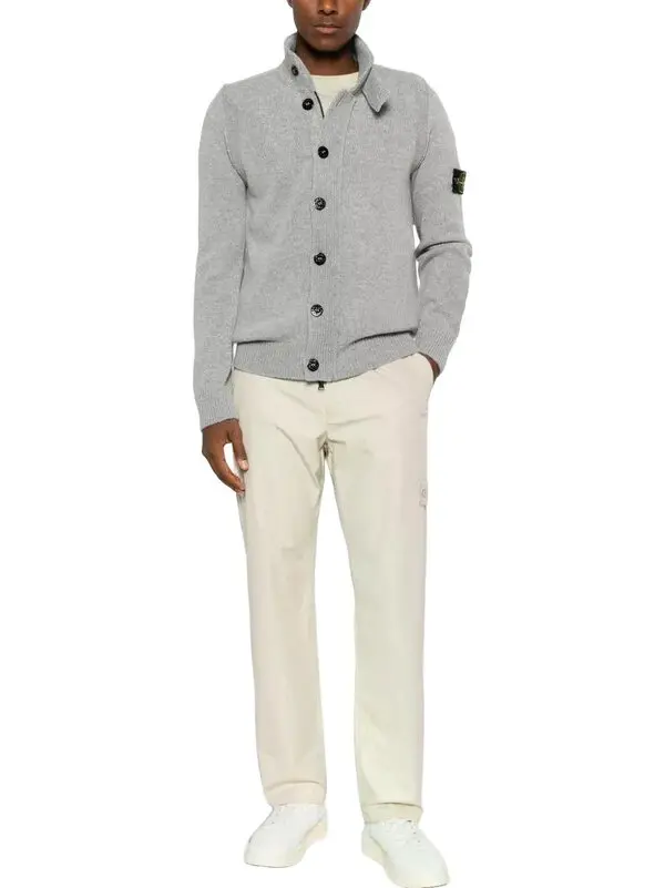 Stone Island Lambswool Felt Sweater - Grey