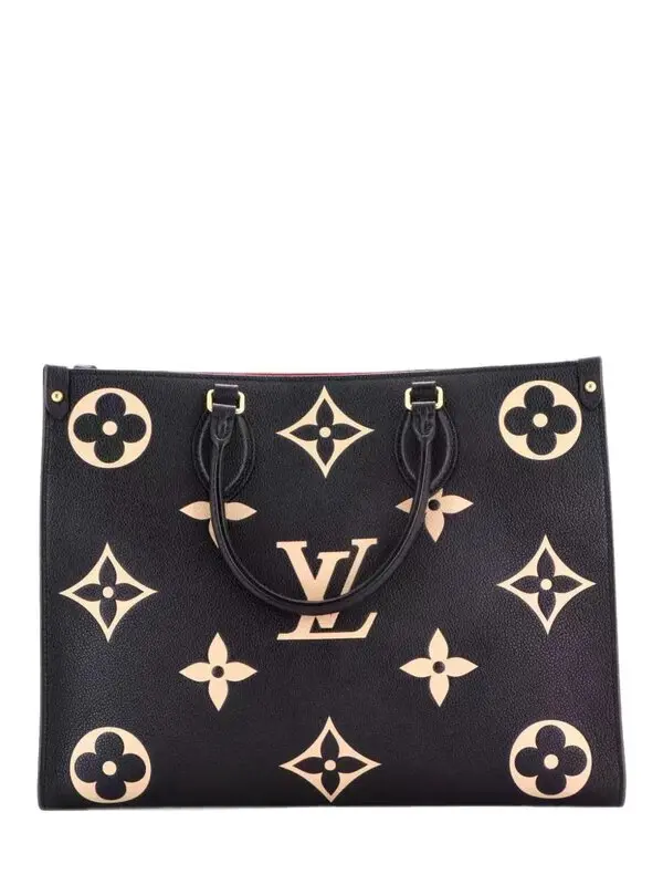 LOUIS VUITTON Onthego Mm Monogram Empreinte Giant Tote - Black