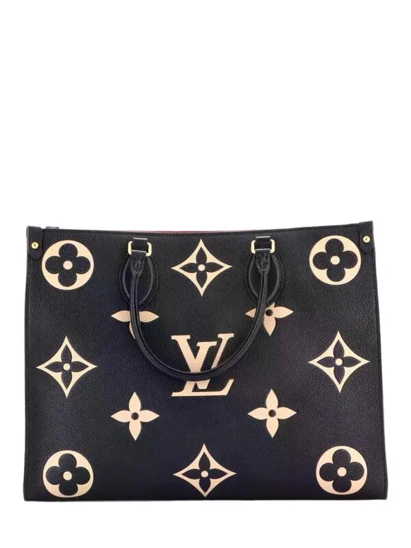 LOUIS VUITTON Onthego Mm Monogram Empreinte Giant Tote - Black