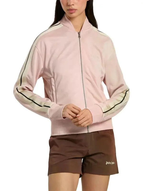 Palm Angels Logo-print Side-stripe Track Jacket - Pink