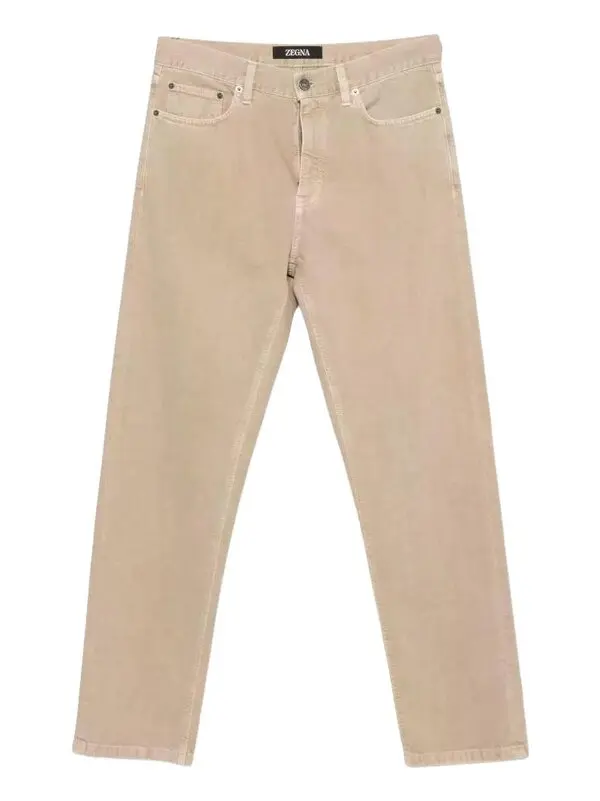Zegna Straight-leg Five-pocket Jeans - Neutrals