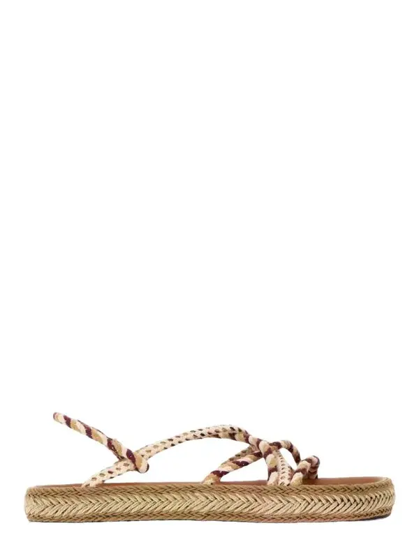 Isabel Marant Étoile Braided Flat Sandals - Neutrals