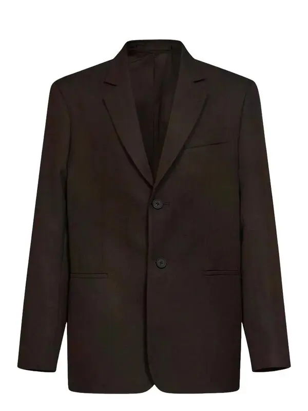 Studio Nicholson Roversi Single-breasted Wool Blazer - Brown